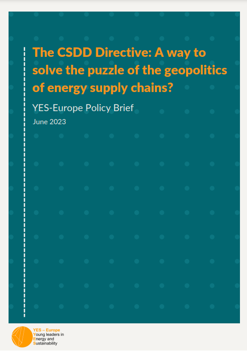 Policy Briefings - YES-Europe Policy Briefings - YES-Europe
