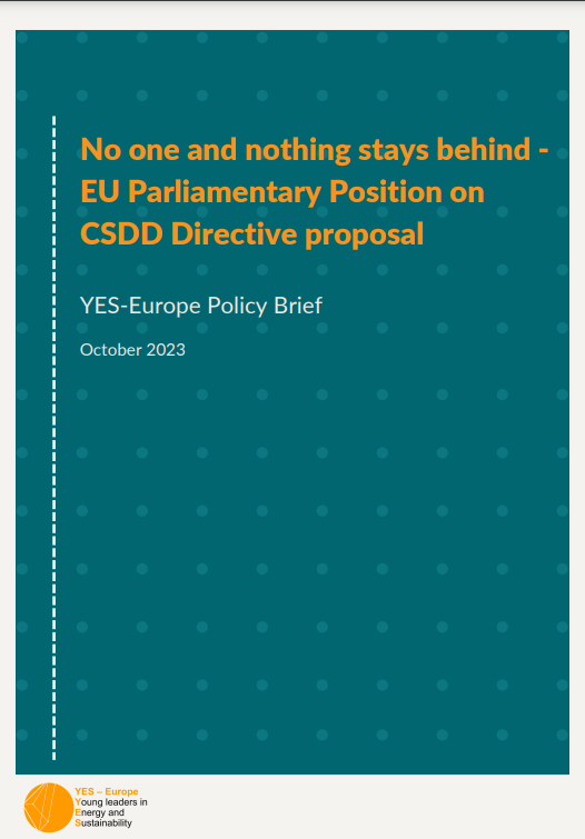 Policy Briefings - YES-Europe
